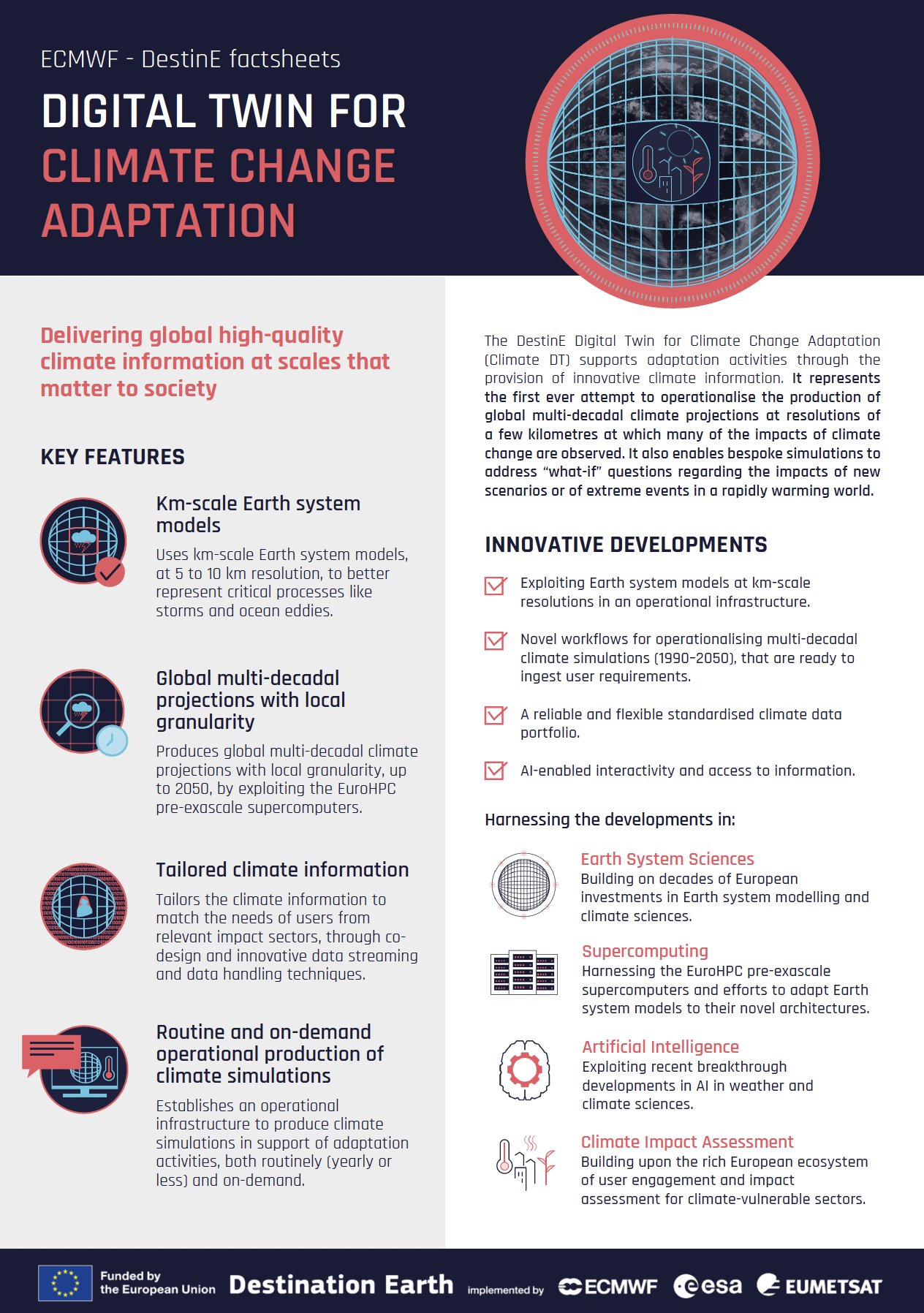 Climate Change Adaptation Digital Twin | Destination Earth