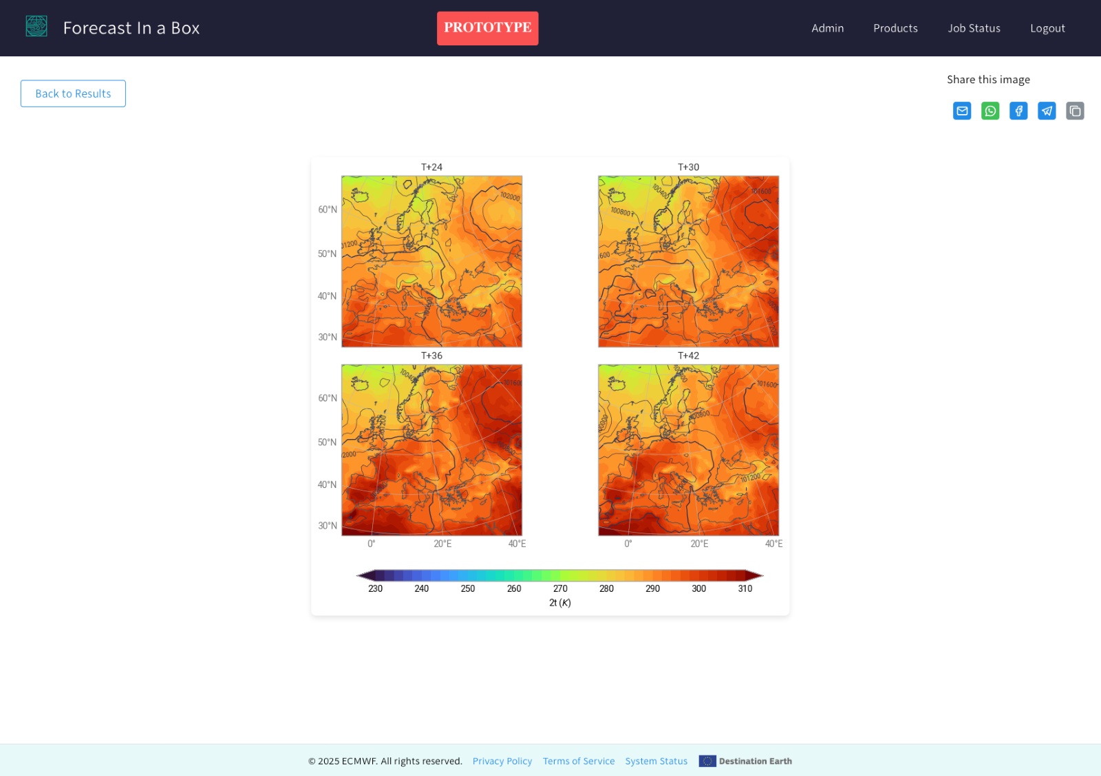 Forecast-in-a-Box: Portable AI forecasting workflows within the DestinE ...